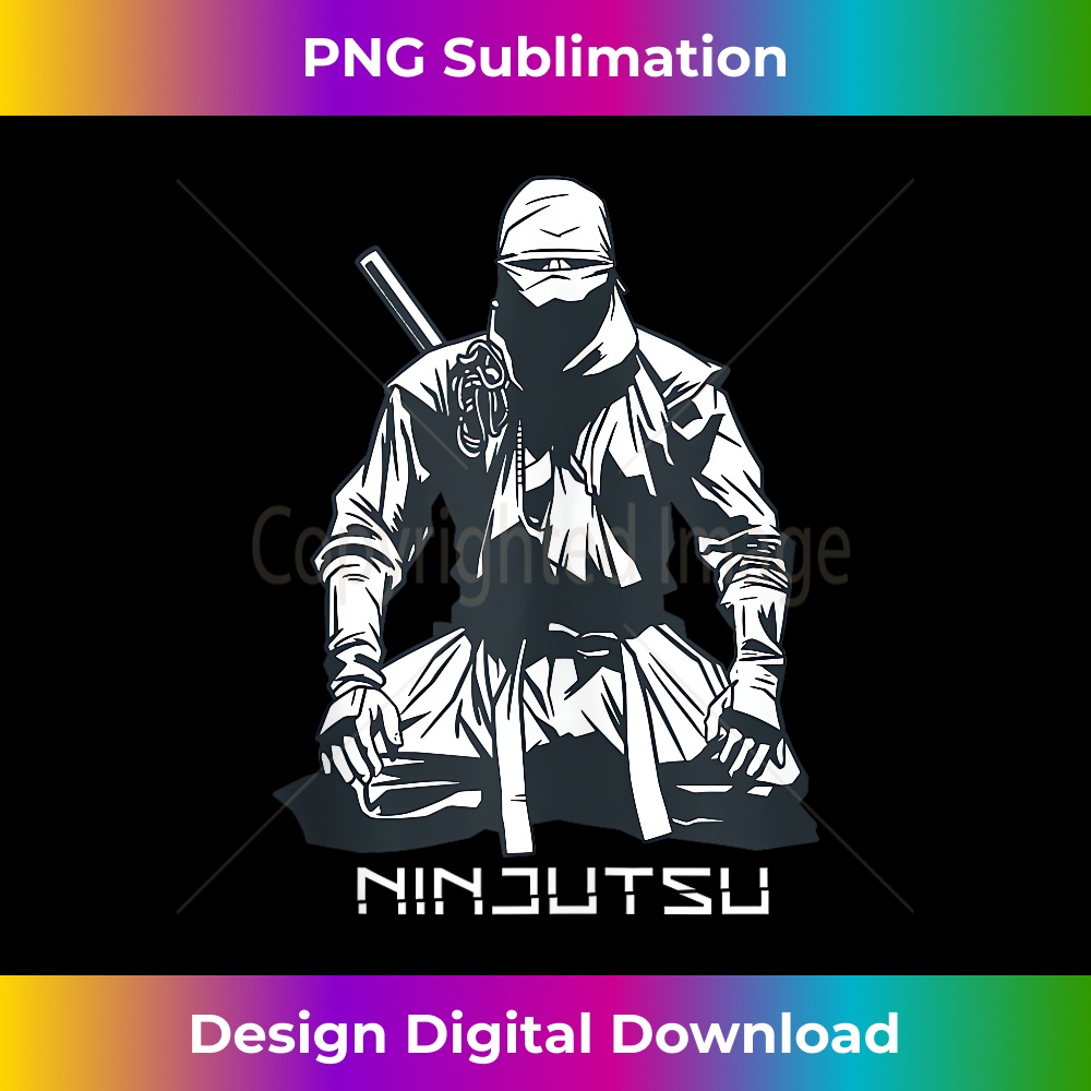 Ninjutsu sitting ninja Tank Top 1 - Signature Sublimation PN | Inspire ...