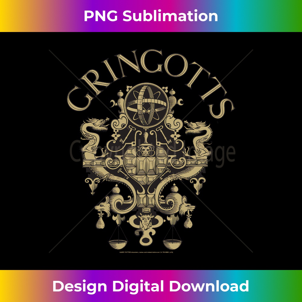 Harry Potter Gringotts Logo Long Sleeve 1 - Decorative Subli | Inspire ...