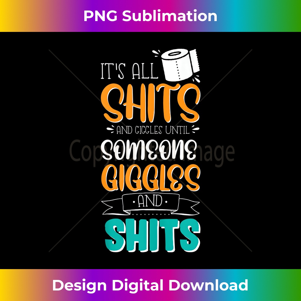 Potty Humor Poo Fun Poop Shits and Giggles Tank Top 2 - Digi | Inspire ...