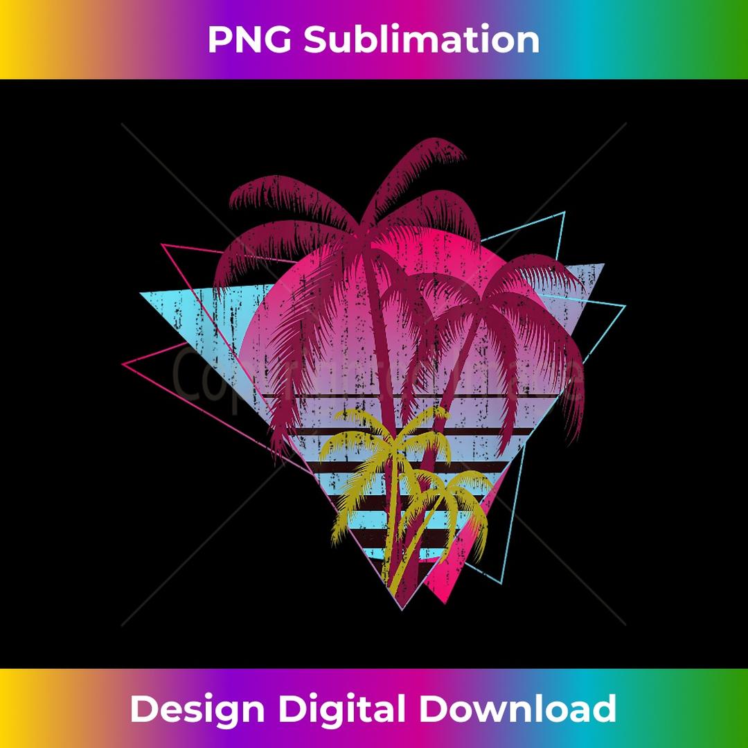 Summer Vacation 90s Art Vaporwave Palm Trees Tropical Summer | Inspire ...