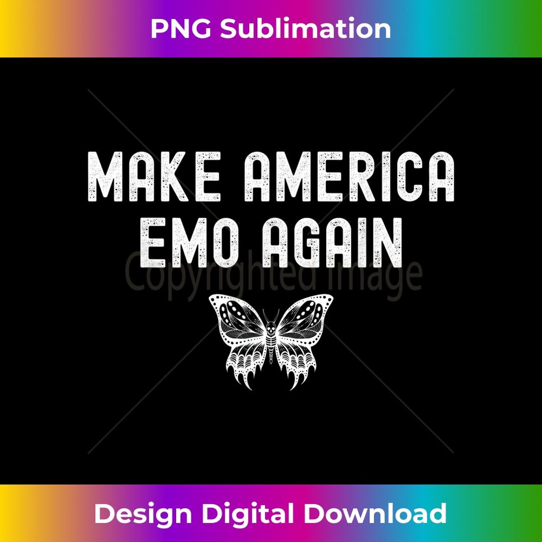MAKE AMERICA EMO AGAIN Sarcastic Gothic USA - Exclusive Subl | Inspire ...