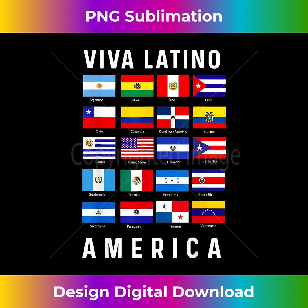 All Latin American Flags Countries Viva Latino America - Uni | Inspire ...