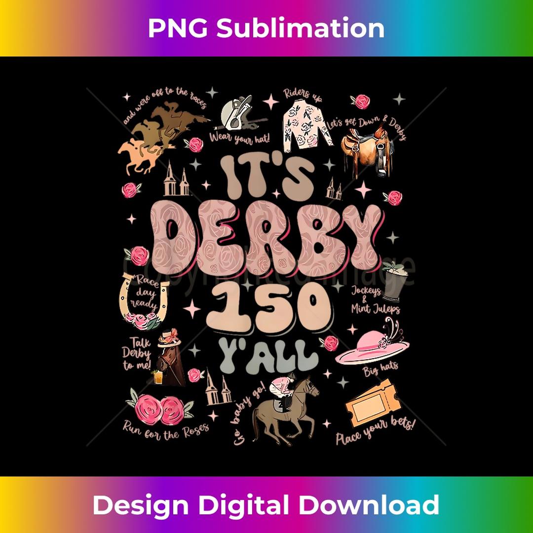 Vintage It's Derby 150 Yall 150th Horse Racing KY Derby Day | Inspire ...