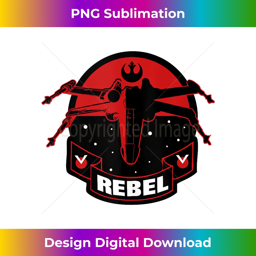 Star Wars Rebel X-Wing Patch 2 - Modern Sublimation PNG File | Inspire Uplift