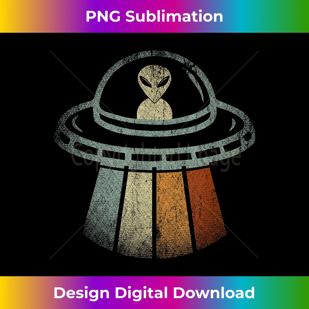 Retro Alien 1 - High-Resolution PNG Sublimation File | Inspire Uplift