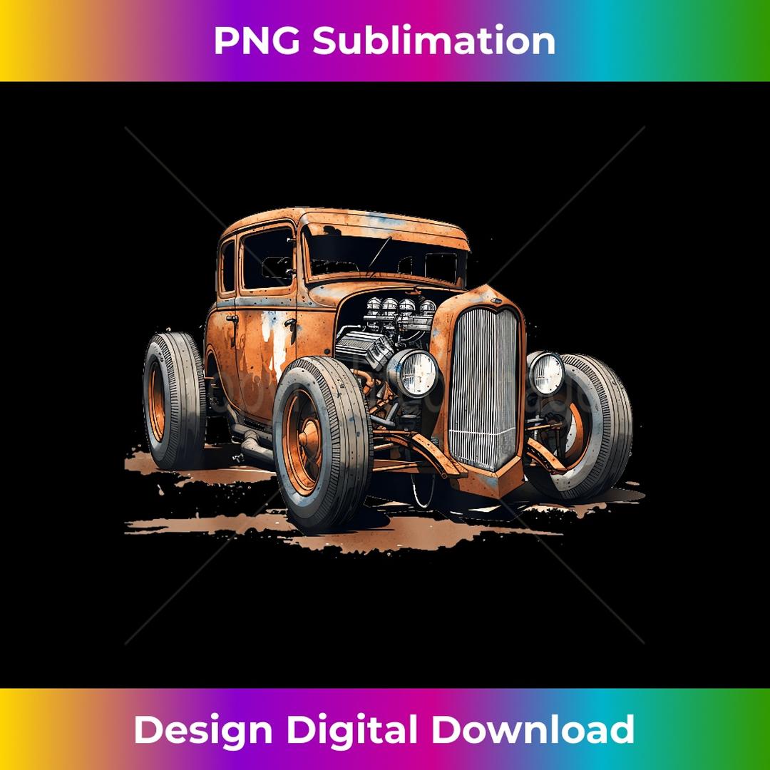 Rust Bucket Hot Rod Rat Rod Vintage Classic Car Men 1 - Aest | Inspire ...
