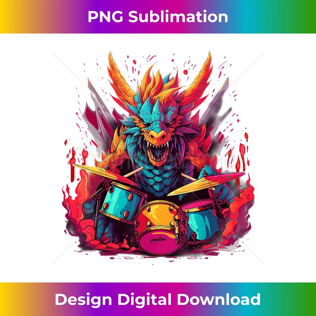 Rocker Drumming Dragon Drummer 2 - Trendy Sublimation Digita | Inspire ...