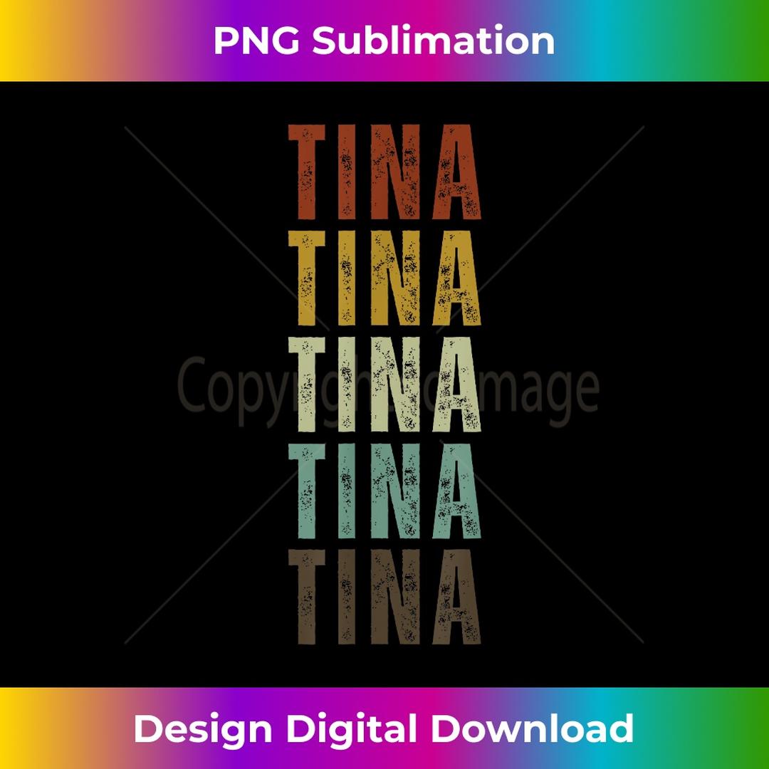 First Name Tina Pattern Vintage Tina - Professional Sublimat | Inspire ...