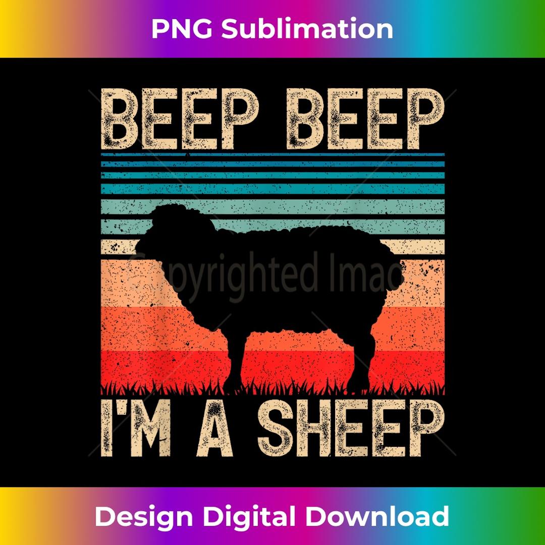 Vintage Beep Beep I'm A Sheep Retro Sheep Farmer 2 - Elegant | Inspire ...