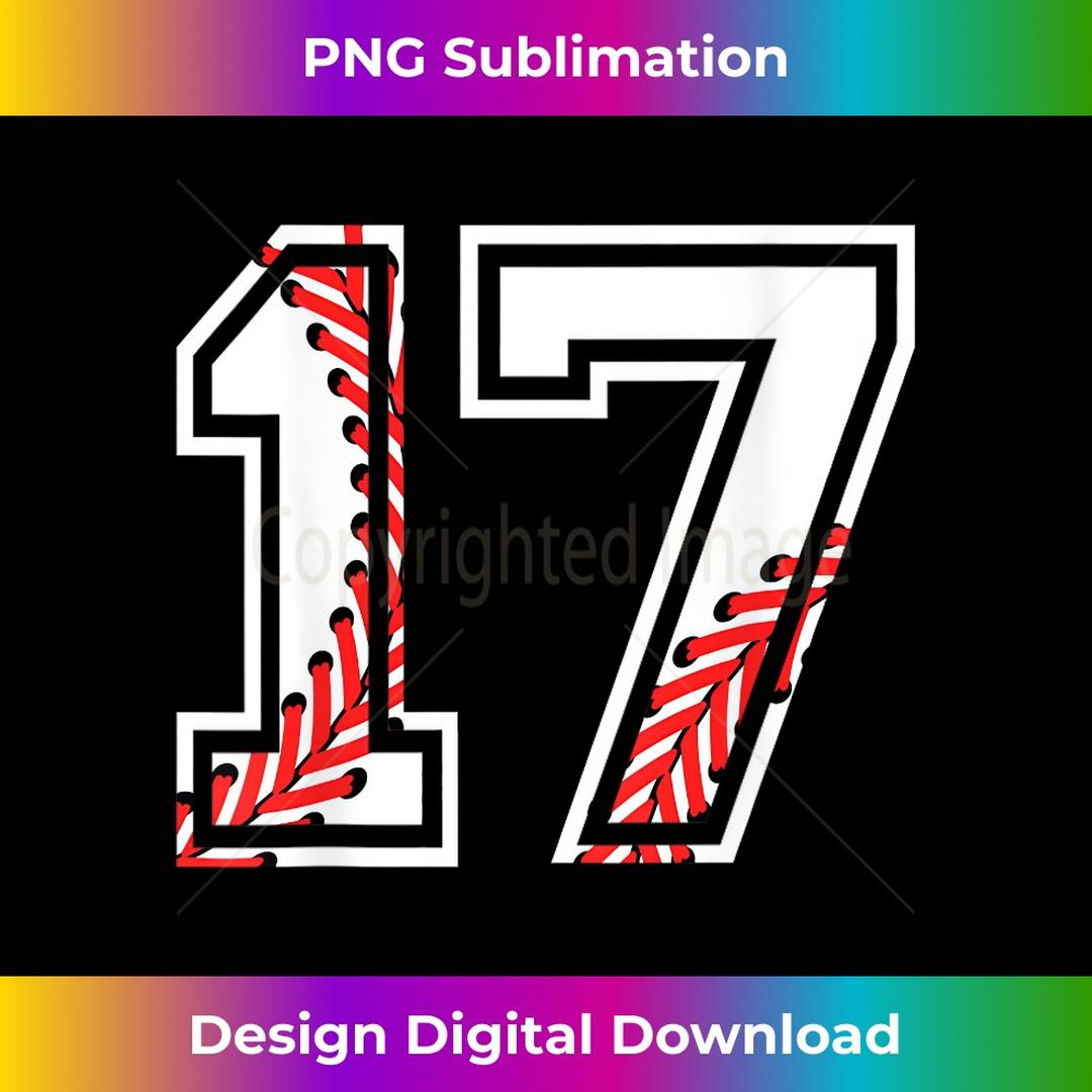Baseball Number 17 Back for player team - Decorative Sublima | Inspire ...
