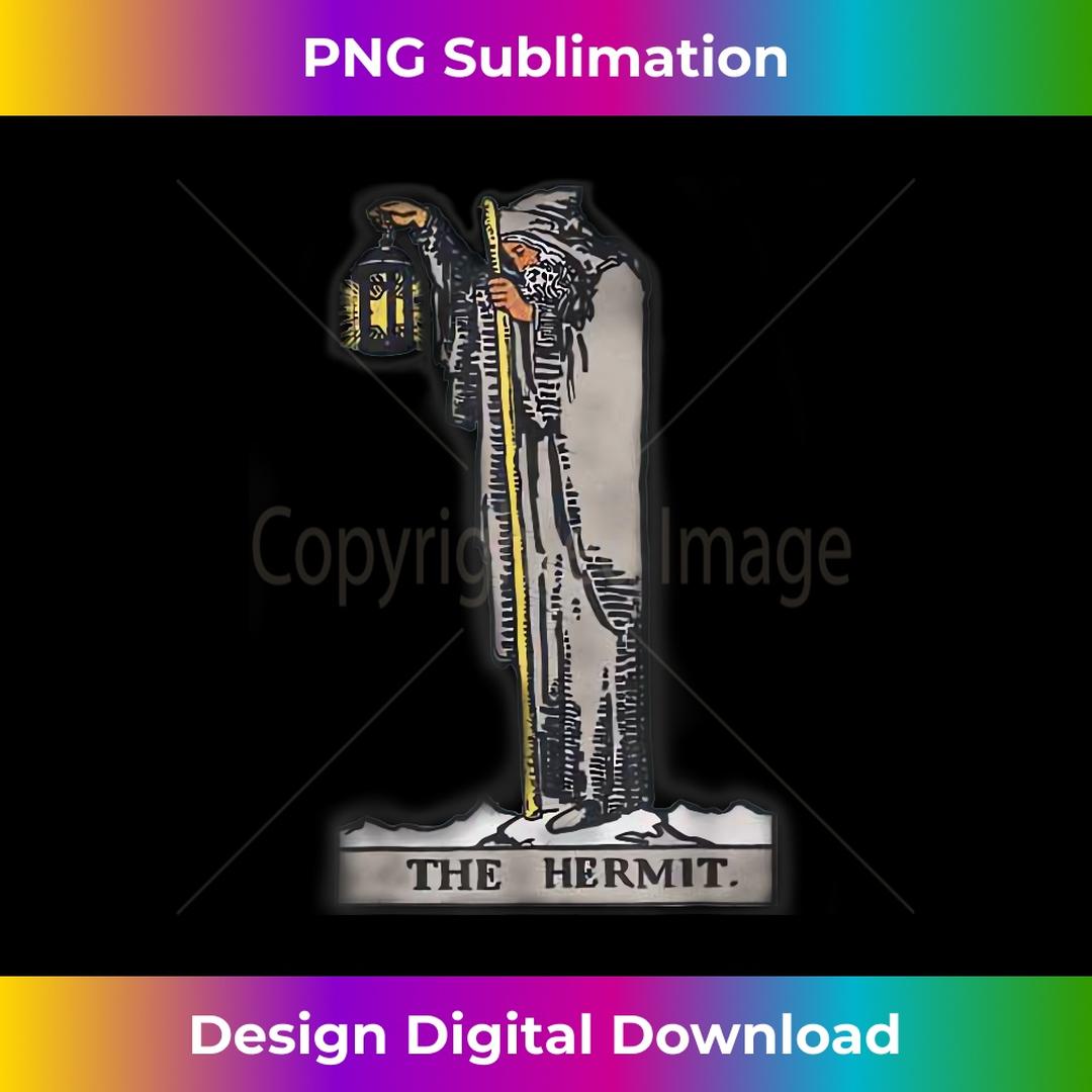 The Hermit Tarot Card 1 - PNG Sublimation Digital Download | Inspire Uplift