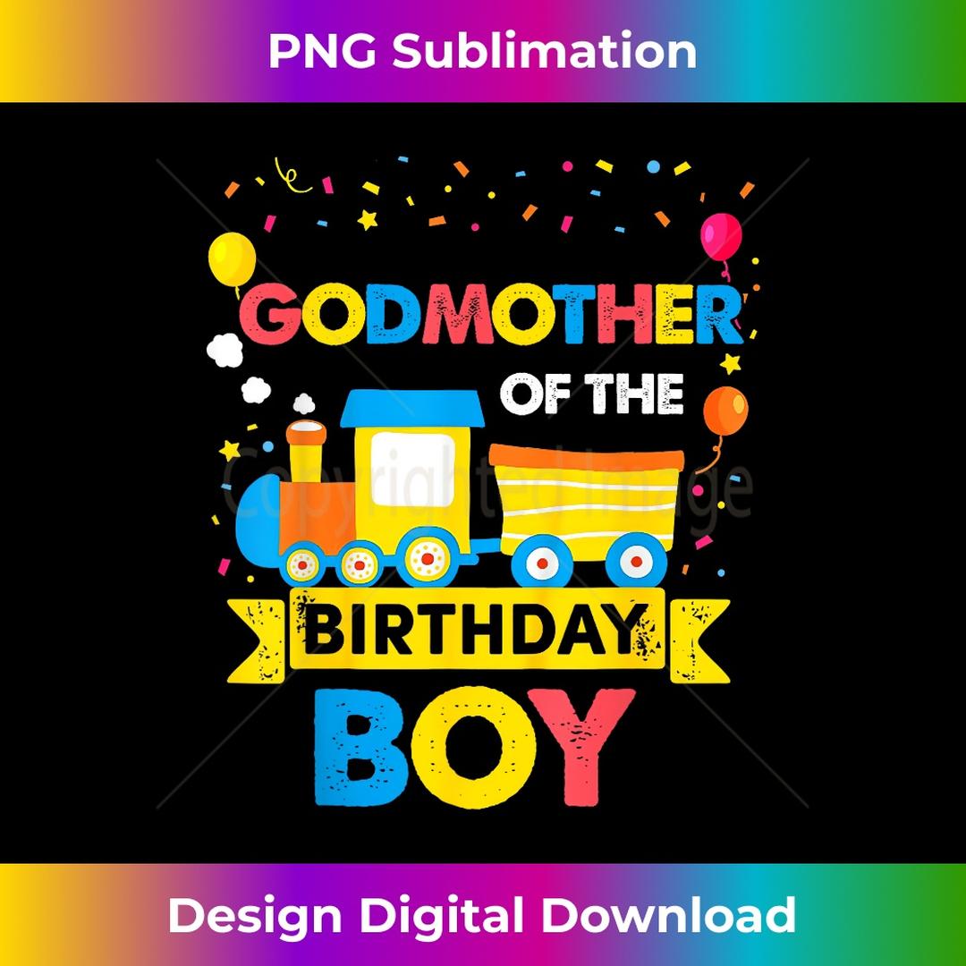 Godmother of The Birthday Boy Train Mom Mother Funny - Insta | Inspire ...