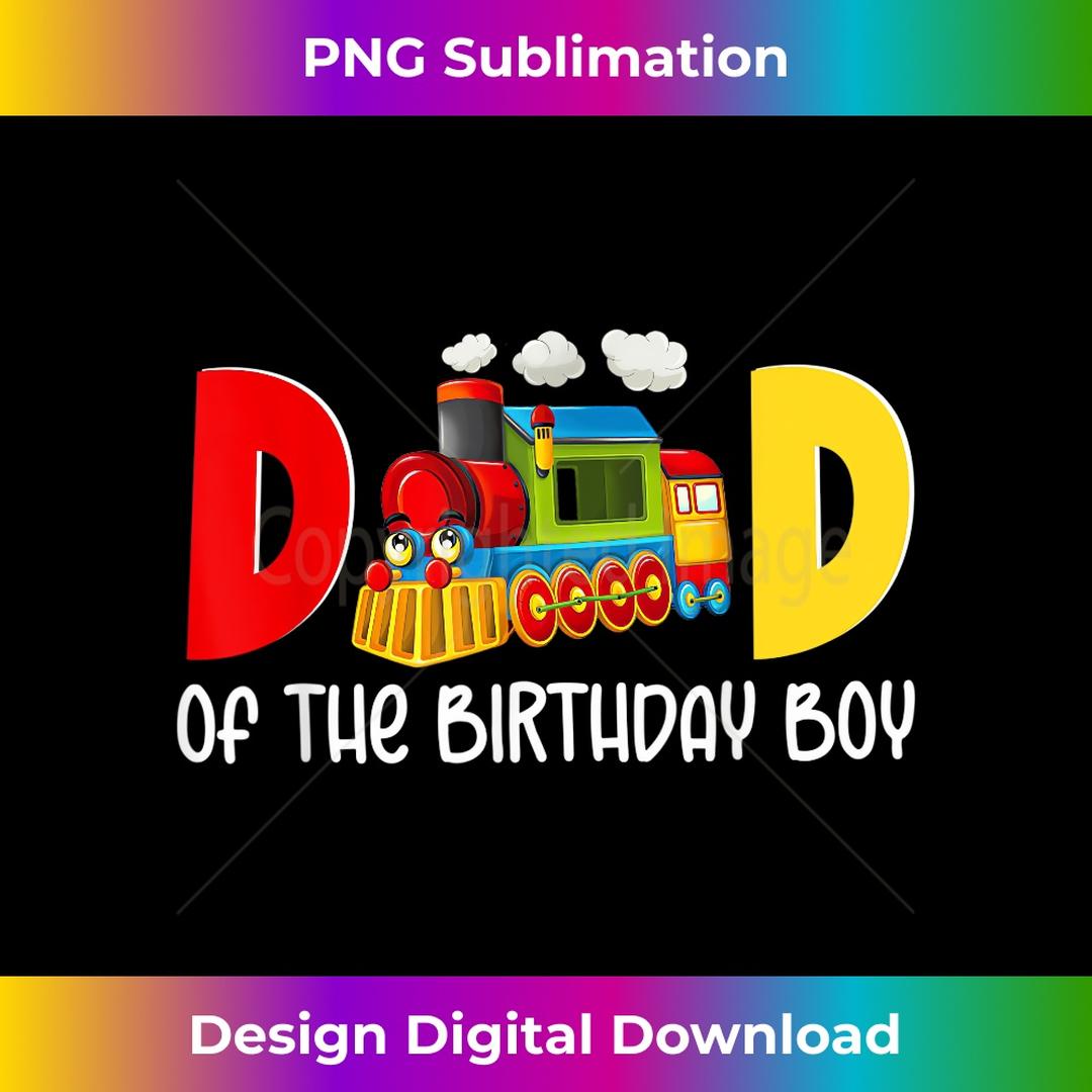 Mens Dad of The Birthday Boy Choo Choo Train Theme Party - P | Inspire ...