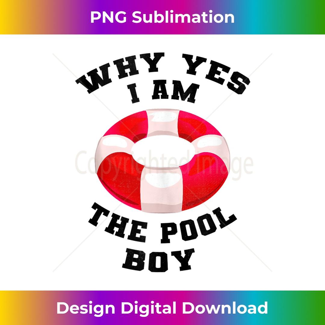 Mens Why Yes I Am The Pool Boy Funny Swimming Accessories - | Inspire ...