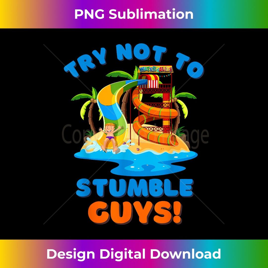 Try Not To Stumble Guys Waterslide Clan no Tropezar Chico 1 | Inspire ...