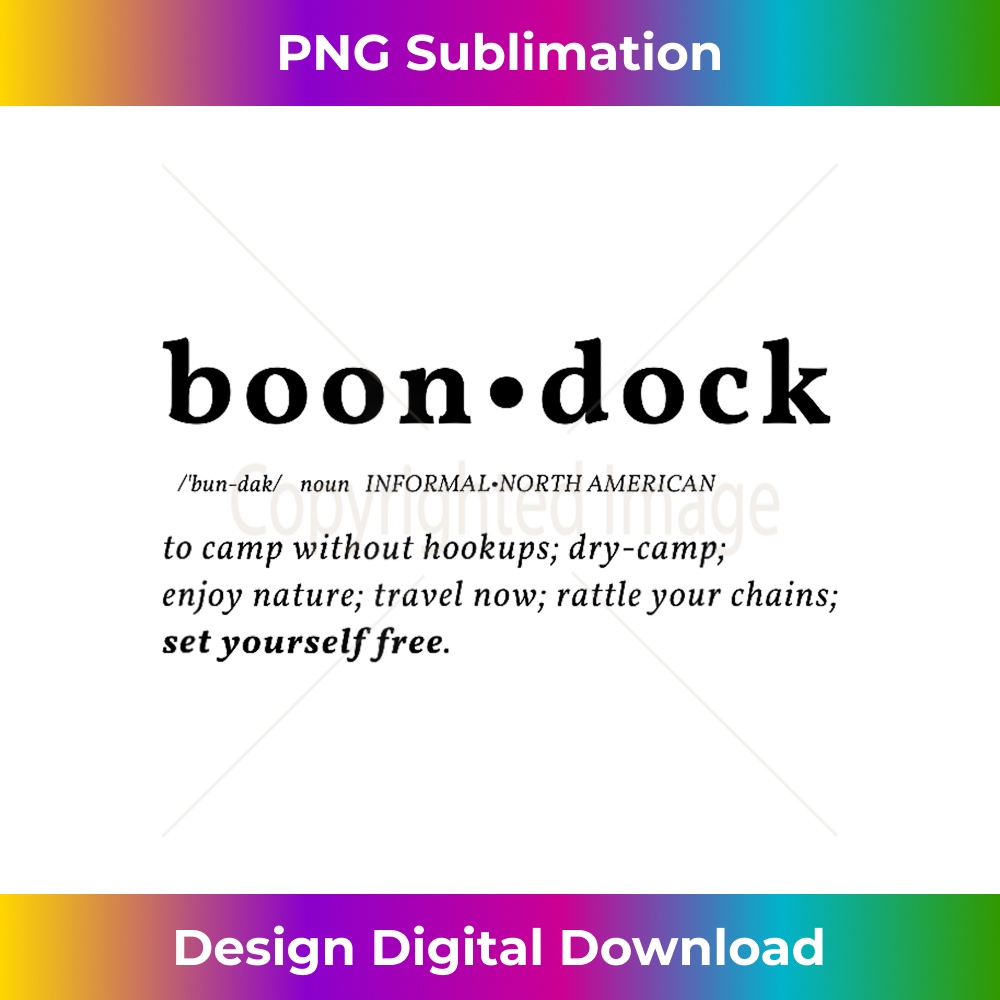 RV TRAVEL BOONDOCK NOMAD DEFINITION FUN GRAPHIC 1 - Professi | Inspire ...