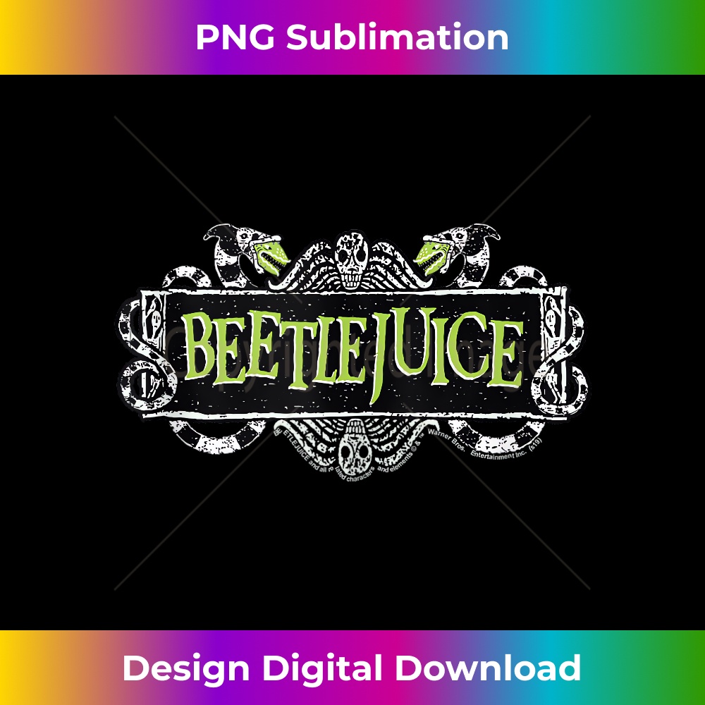 Beetlejuice Snake Large Movie Logo - Signature Sublimation P - Inspire ...