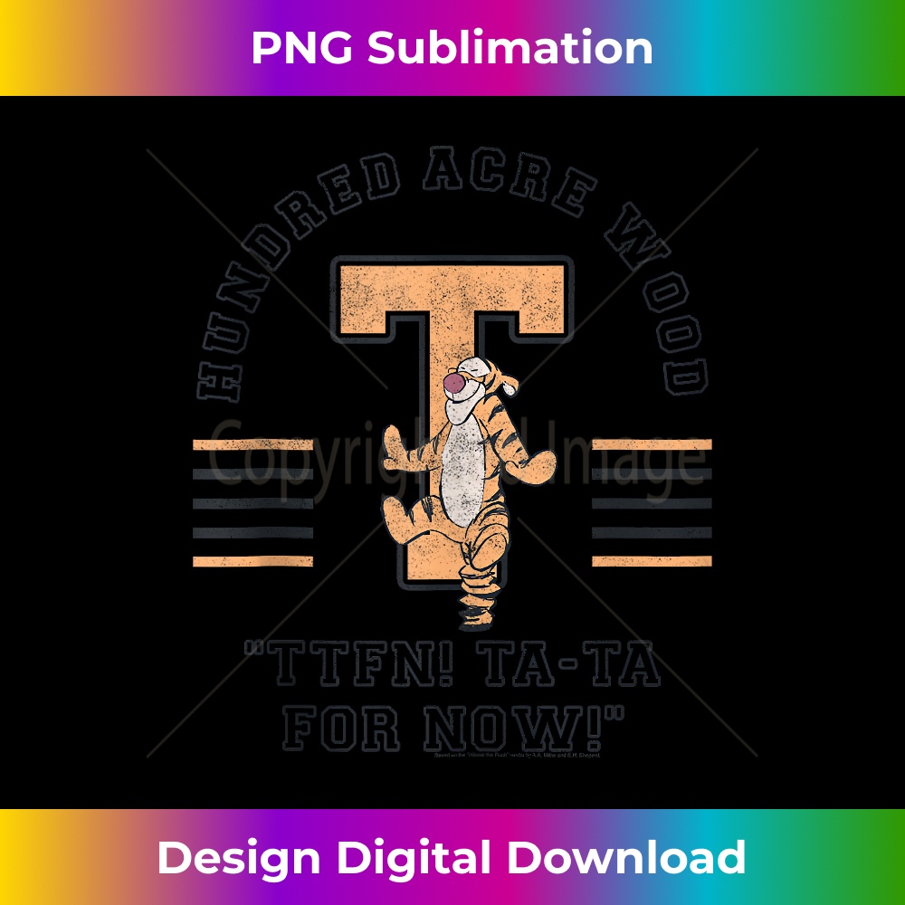 Disney Winnie The Pooh Tigger Hundred Acre Wood TTFN - PNG T | Inspire ...