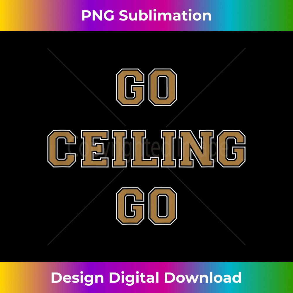 Go Ceiling Go - funny ceiling fan sports halloween pun | Inspire Uplift