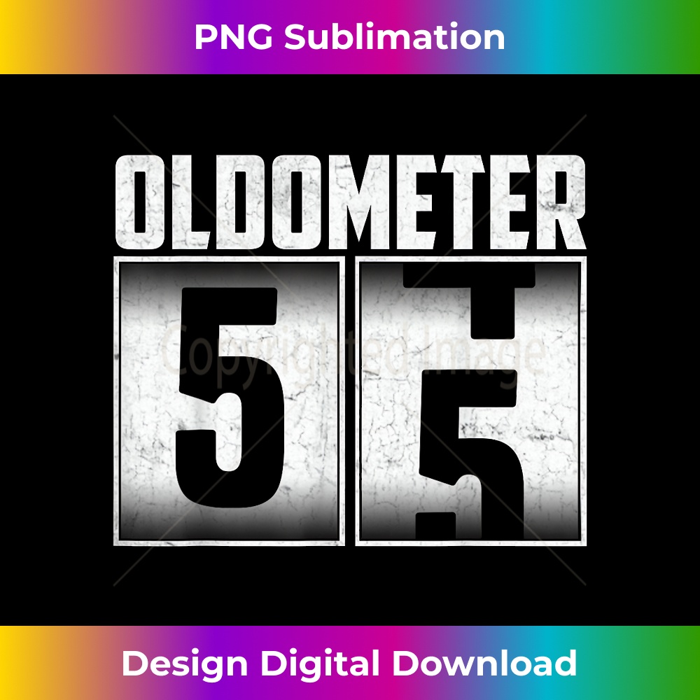 Oldometer 55 - 55th Birthday 55 Years Old s 1 | Inspire Uplift