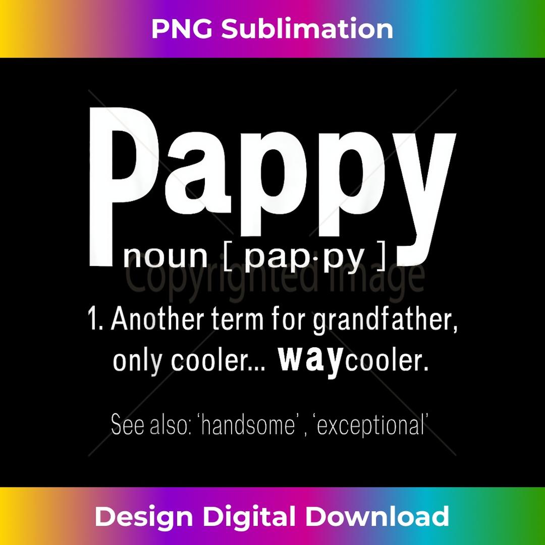 Mens Pappy Humor Grandpa Fathers Day Definition Birthday - M | Inspire ...