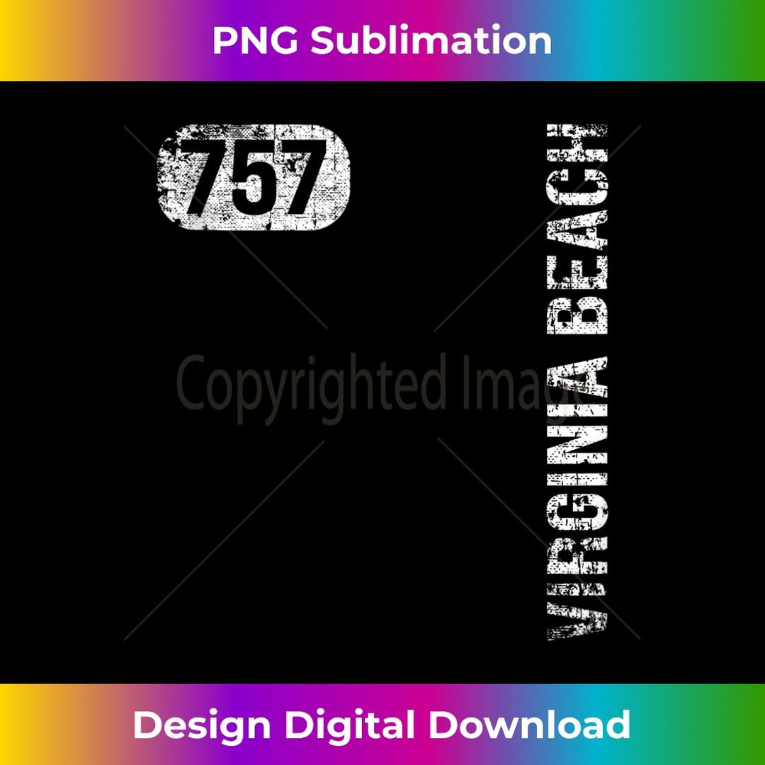 Virginia Beach Virginia 757 Area Code Vintage Retro 3 - High | Inspire ...