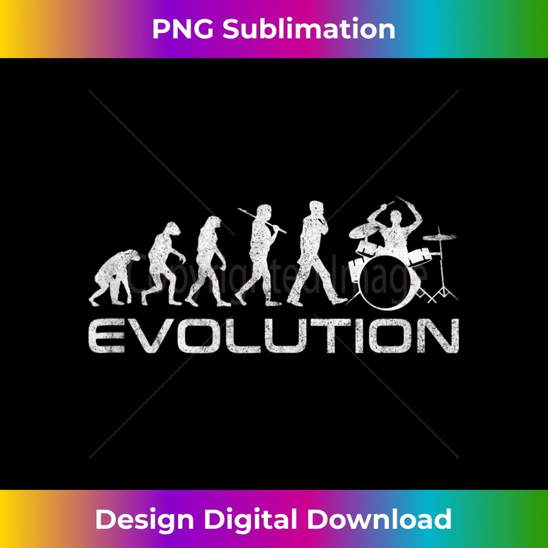Evolution Drummer Darwin Drum Player Rock Band Funny Fun - S | Inspire ...