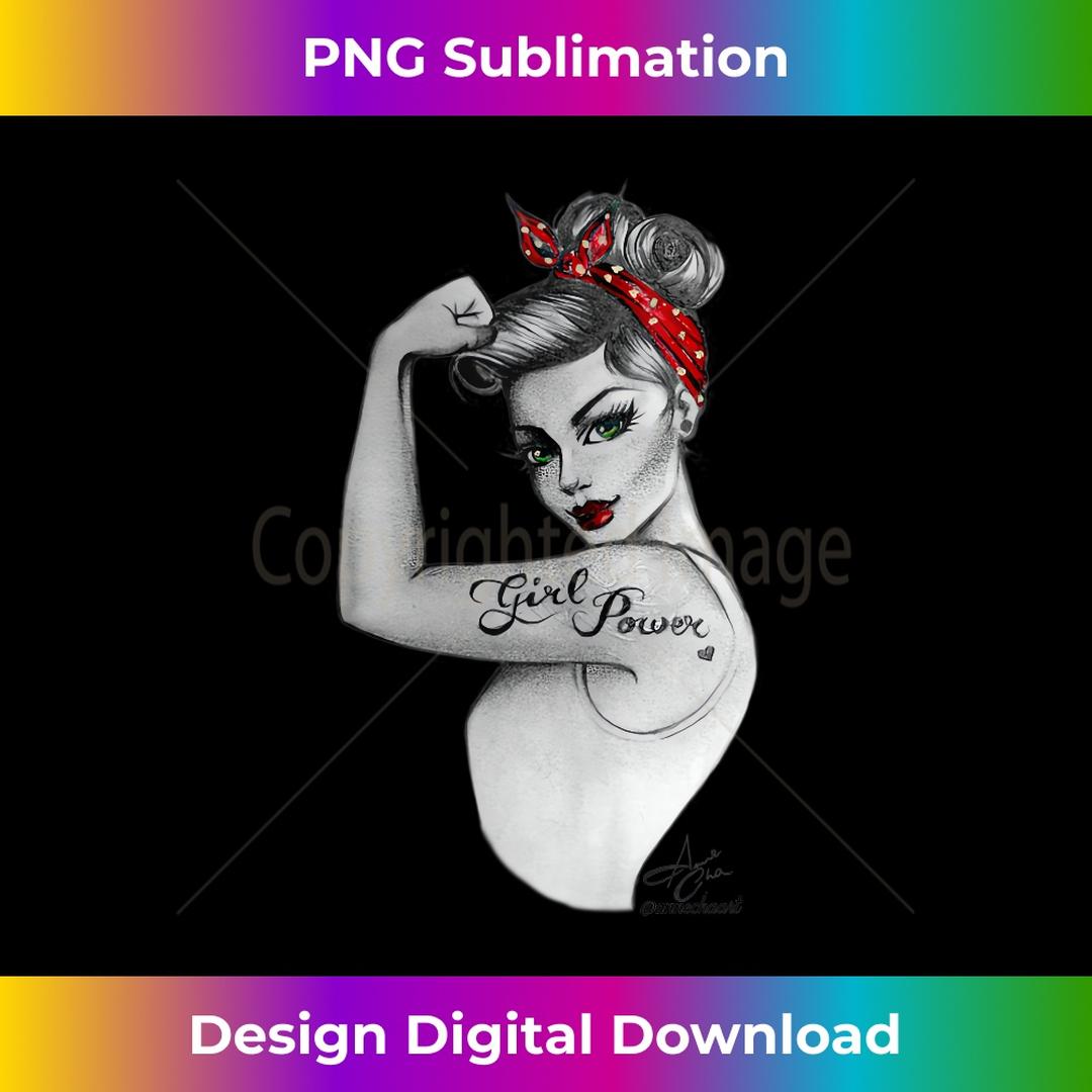 Girl Power Pin Up Art by Anne Cha Modern Rosie the Riveter - | Inspire ...