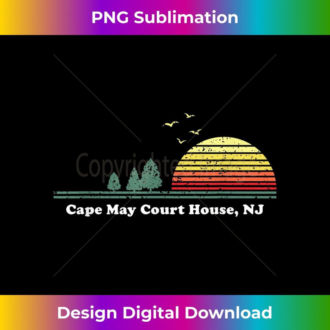 Vintage Cape May Court House, New Jersey Home Souvenir Print | Inspire ...