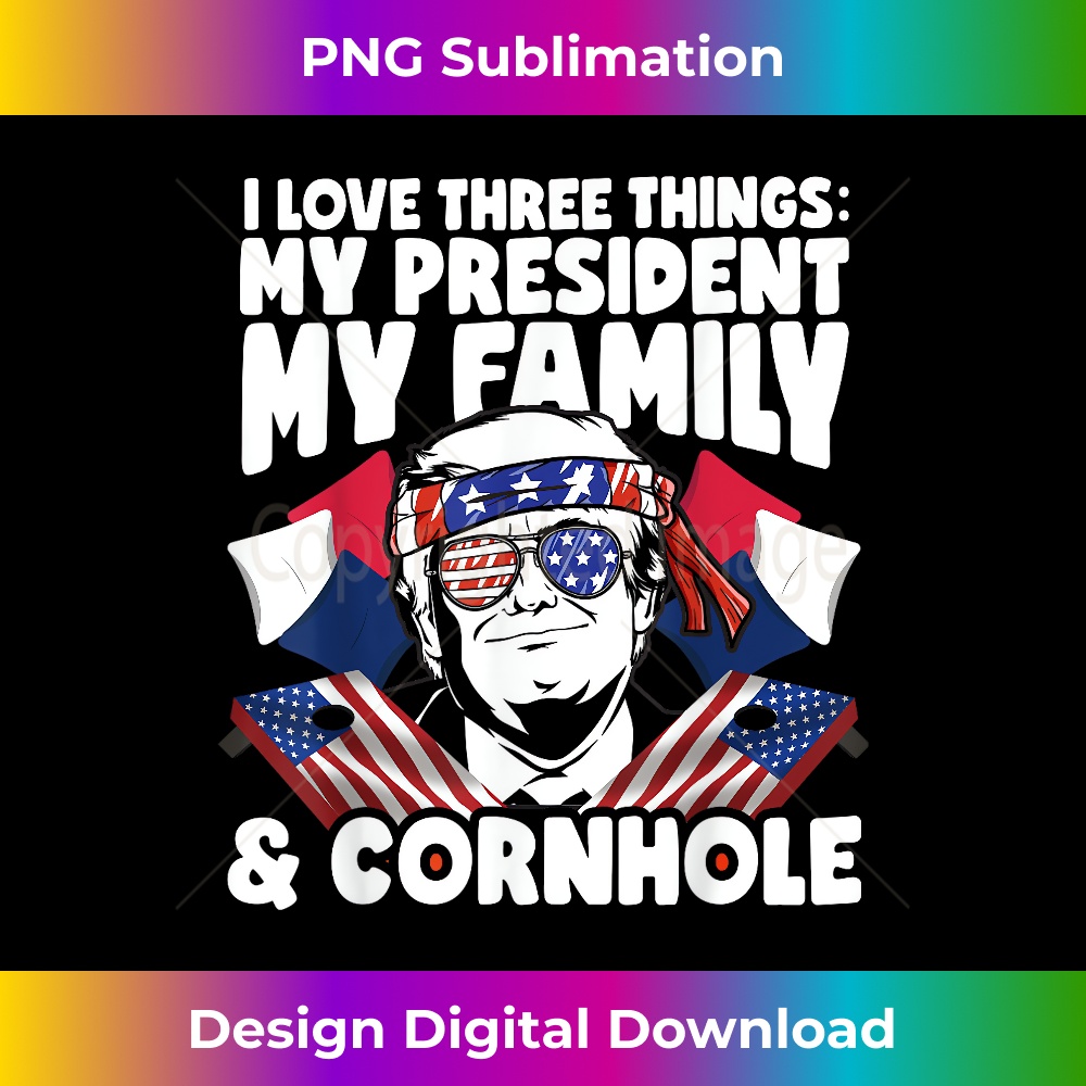 President Trump Family Cornhole MAGA Bean Bag July 4th Gift | Inspire ...