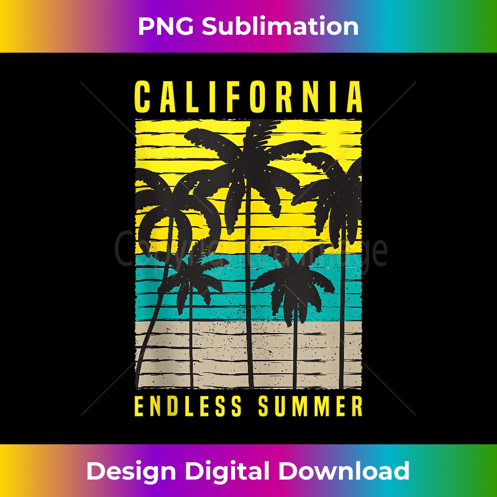 California Endless Summer Vintage Tank Top - Aesthetic Subli | Inspire ...