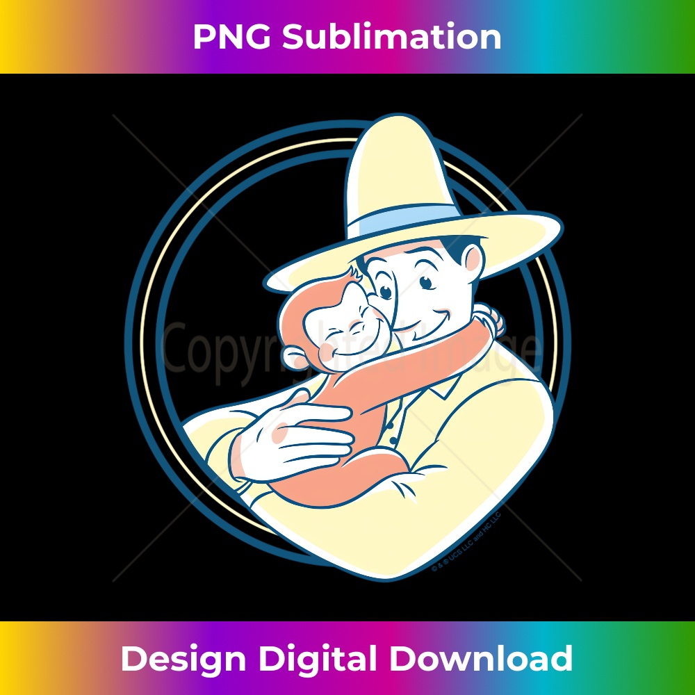 Curious George The Man with the Yellow Hat Hug Long Sleeve - | Inspire ...