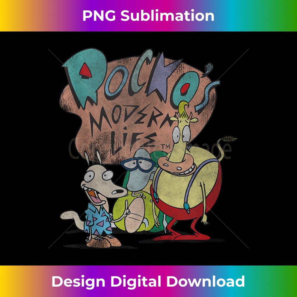 Nickelodeon Rocko's Modern Life Group Logo Tank Top - Creati | Inspire ...