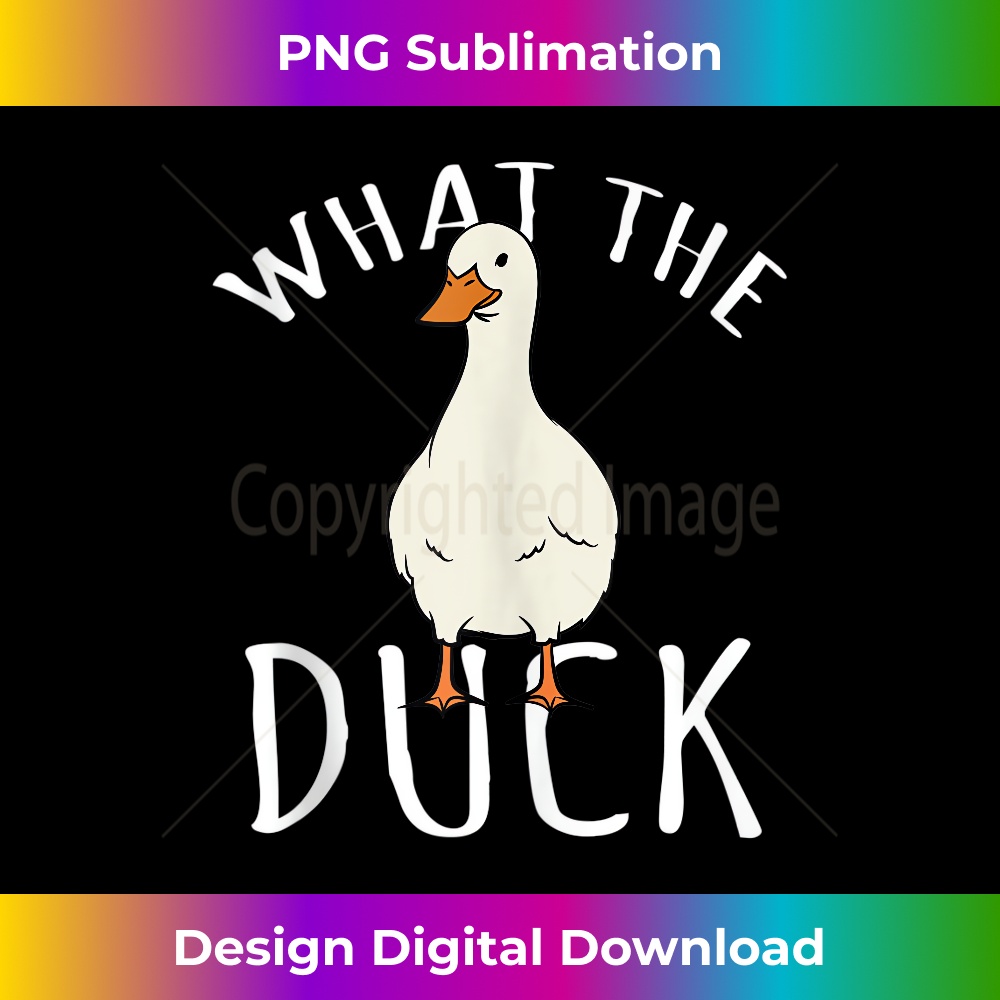 Ducks Lover - What The Duck Design Tank Top | Inspire Uplift