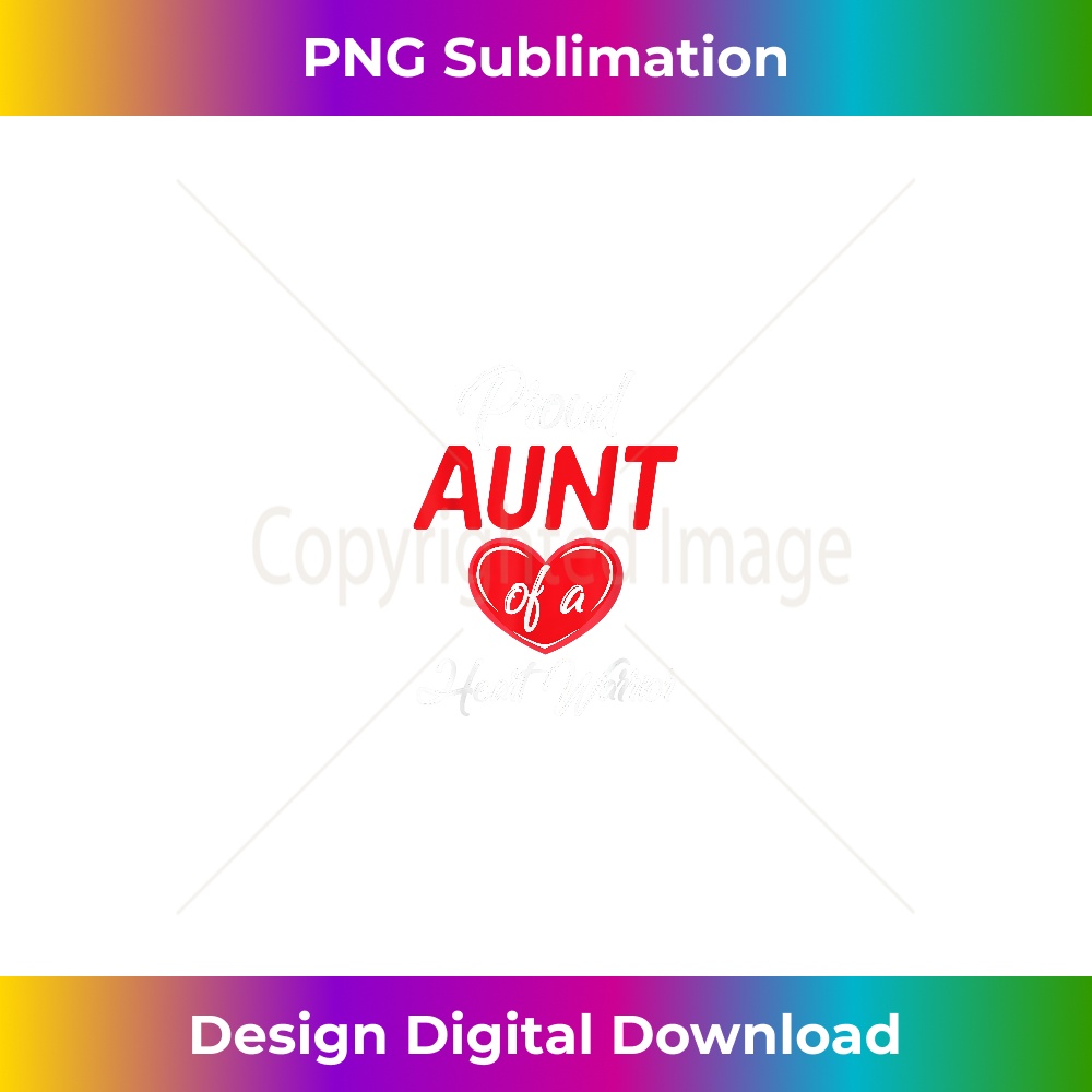 Proud Aunt Of Heart Warrior CHD Awareness Congenital Defect | Inspire ...