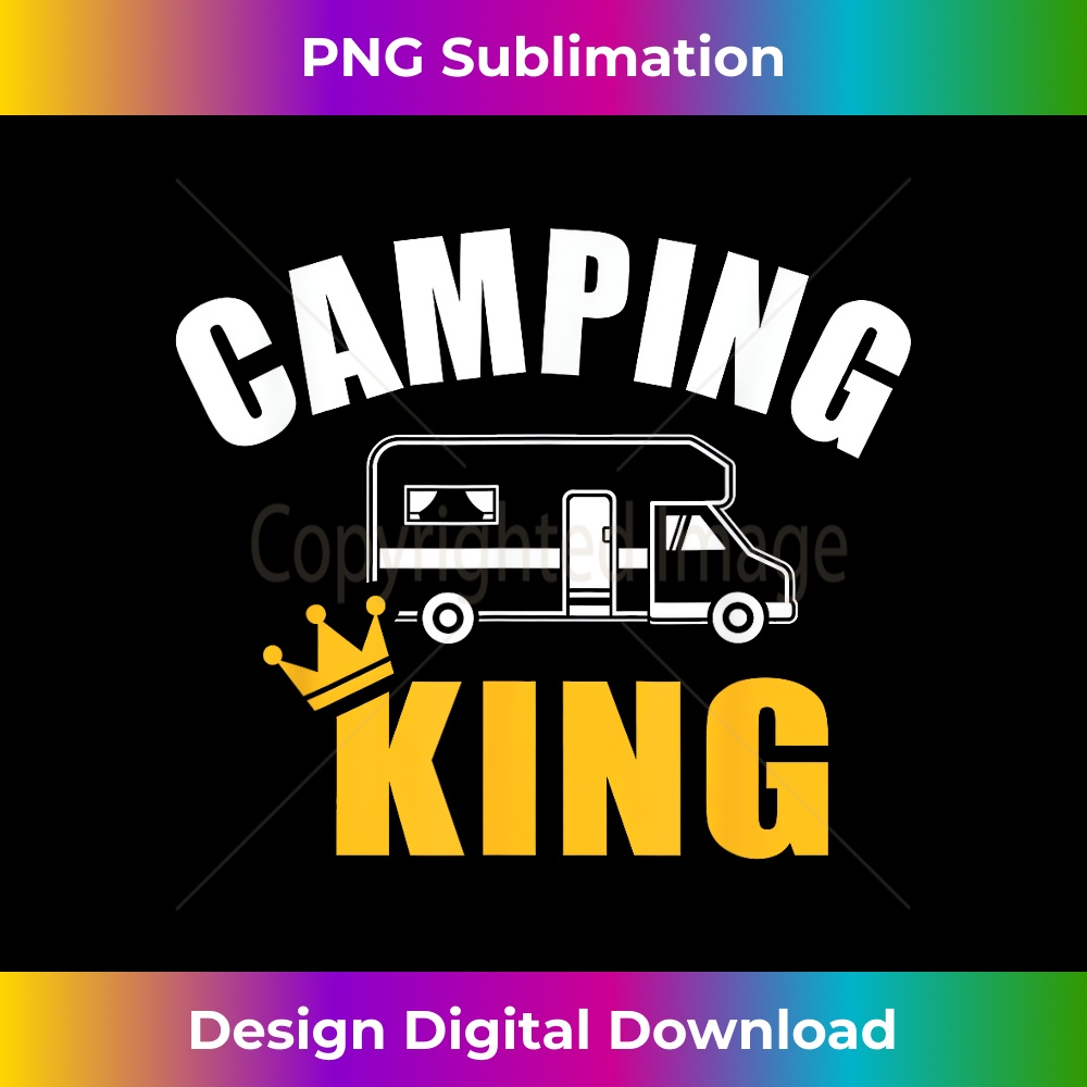 Camping king RV - PNG Transparent Sublimation File | Inspire Uplift