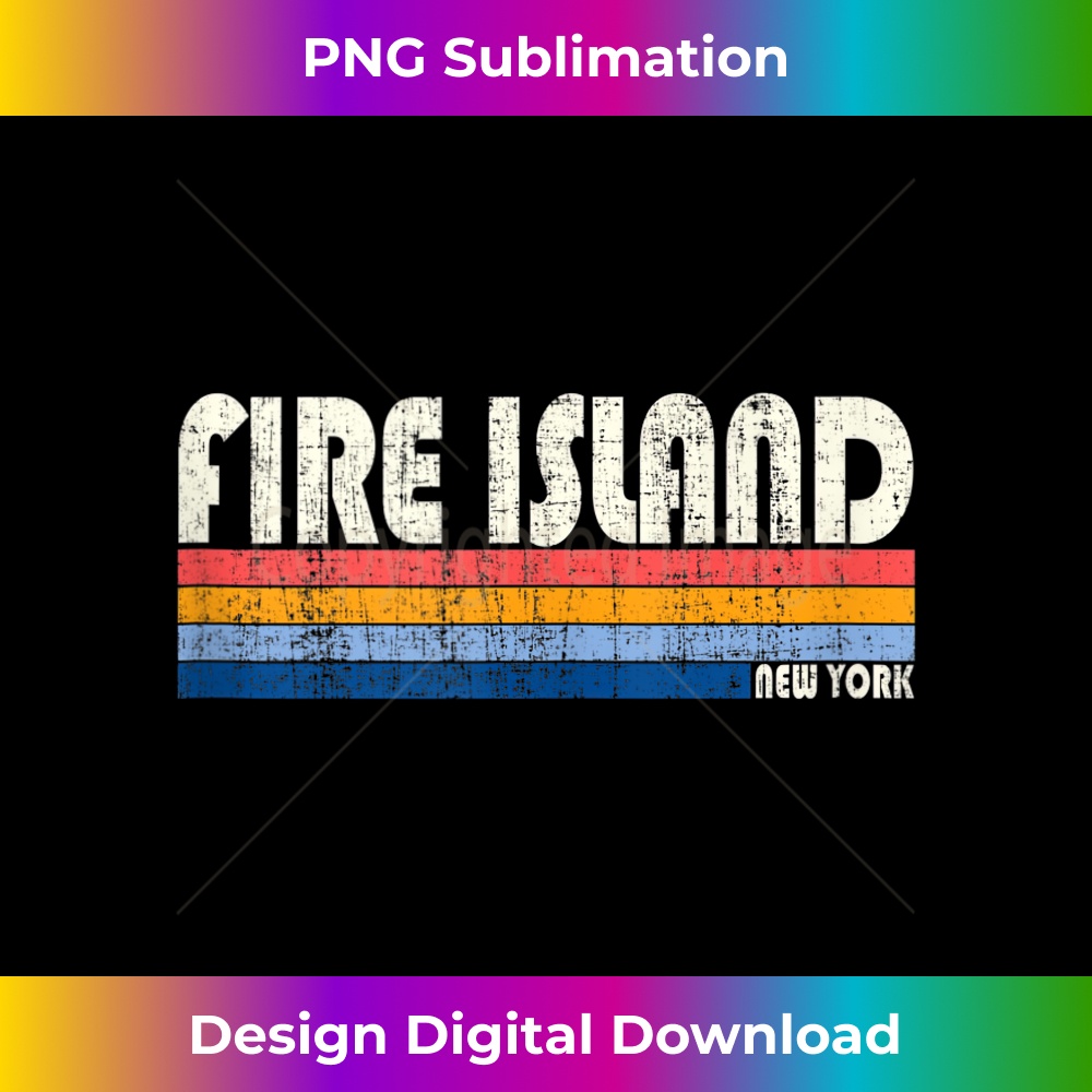 Vintage 70s Fire Island, New York Tank Top - PNG Transparent | Inspire ...