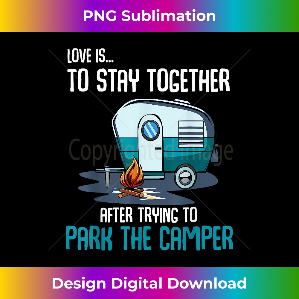 Love Is To Stay Together After Trying To Park Camper Funny - | Inspire ...