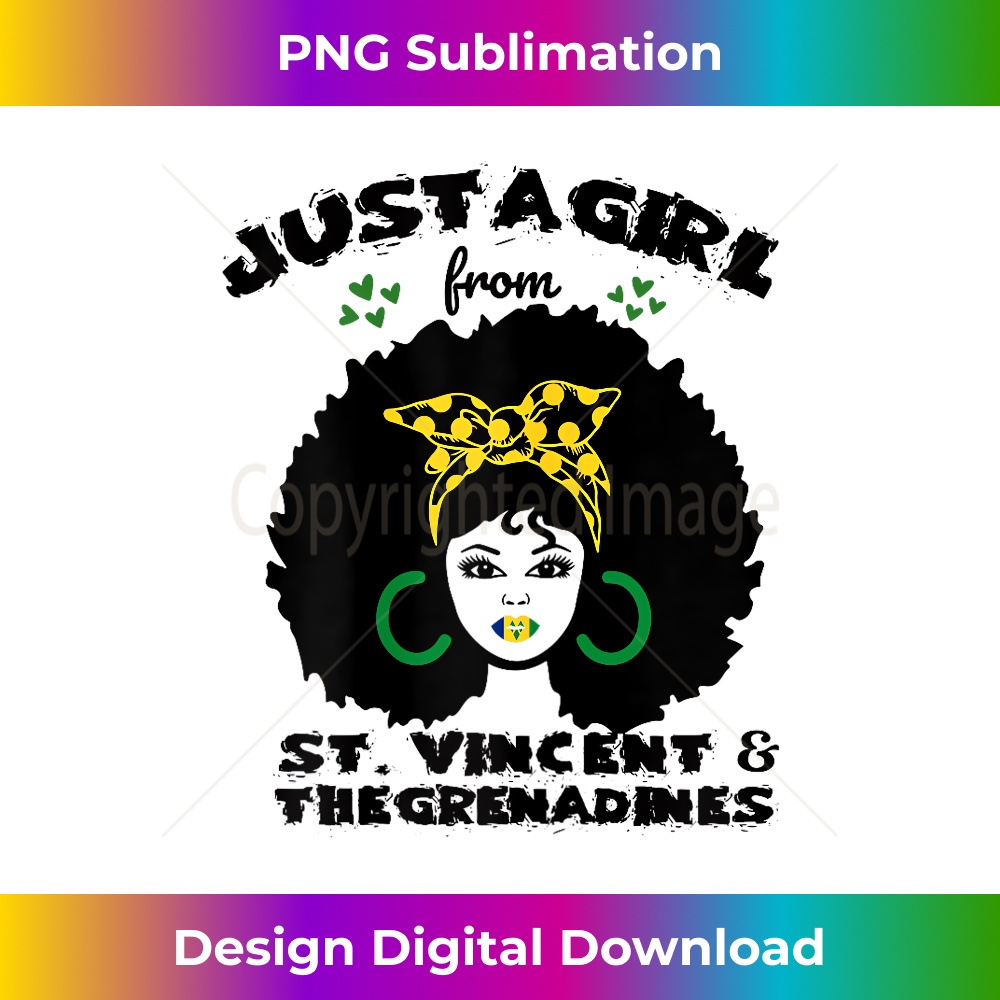 Women Just A Girl From St Vincent And The Grenadines Flag 1 | Inspire ...