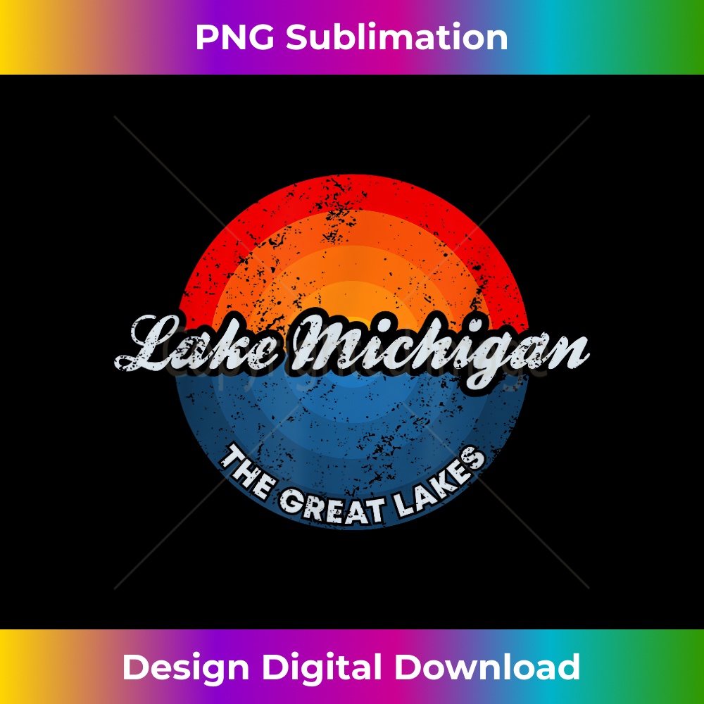 Lake Michigan Sundown Water Retro The Great Lakes - Elegant | Inspire ...