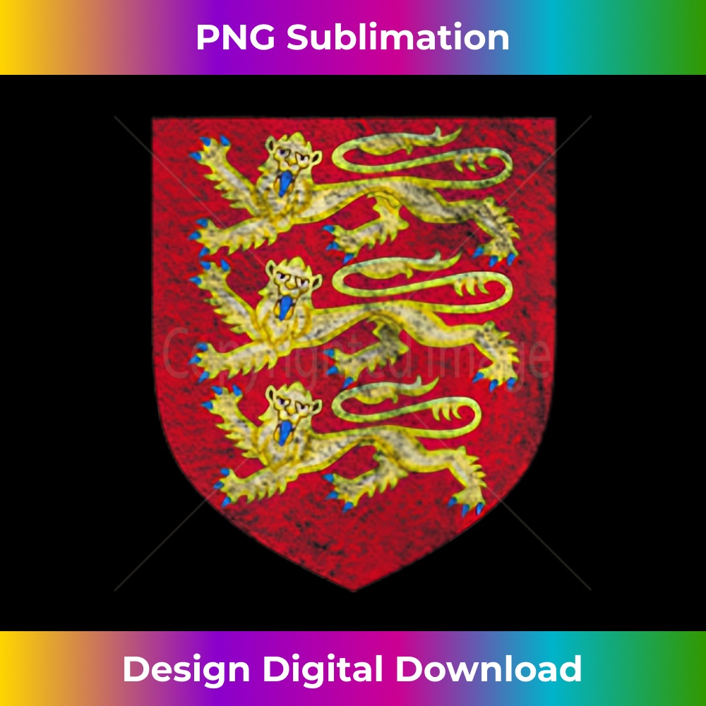 ROYAL ARMS OF ENGLAND THREE LIONS COAT OF ARMS BANNER Tank T | Inspire ...