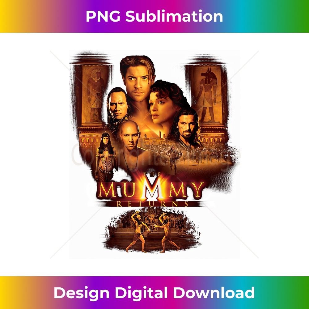 The Mummy Returns Poster Tank Top 2 - Modern Sublimation PNG | Inspire ...