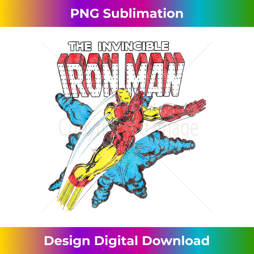 Marvel The Invincible Iron Man Long Sleeve 1 - Vintage Subli | Inspire ...