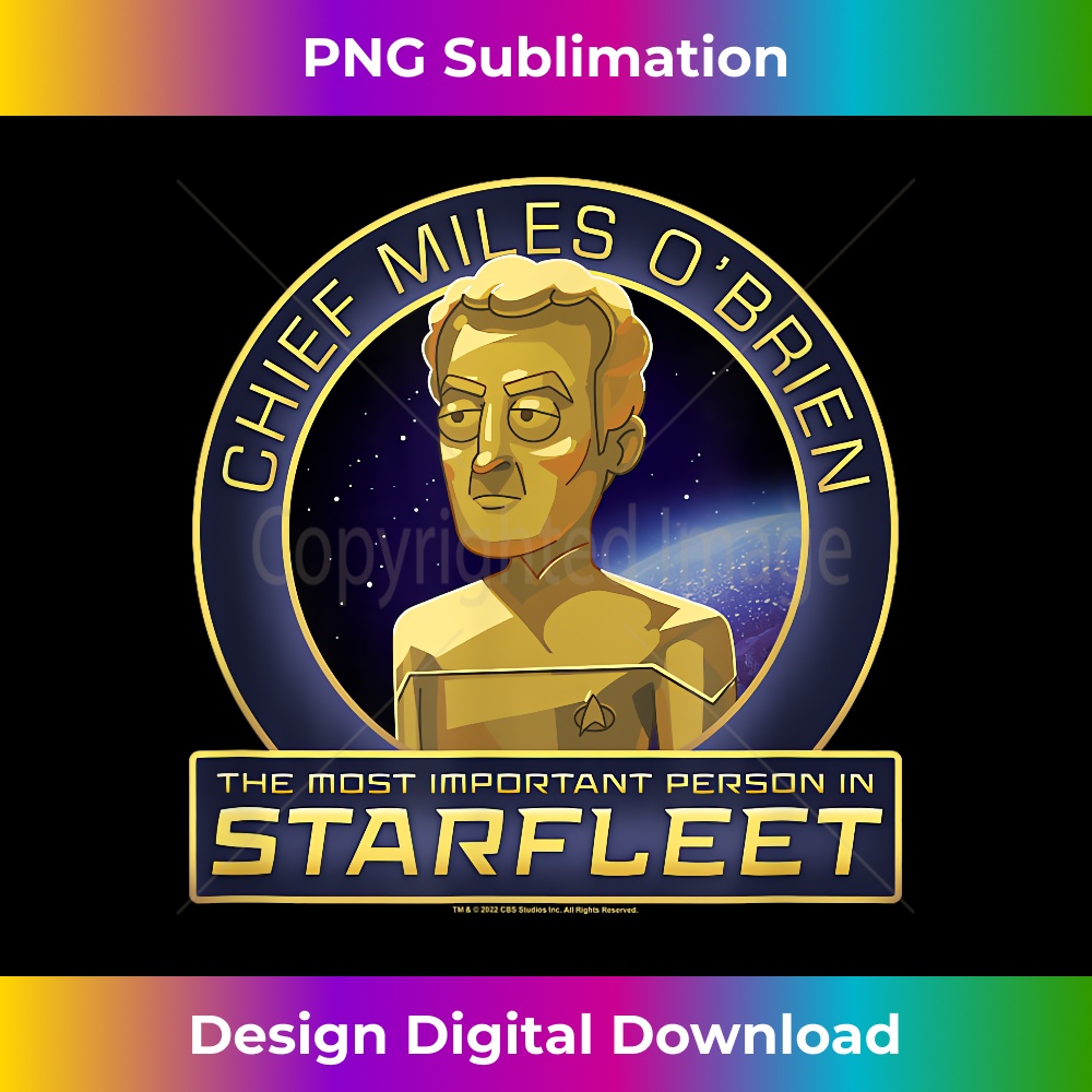 Star Trek Lower Decks Chief Miles O'Brien Important Badge - | Inspire Uplift