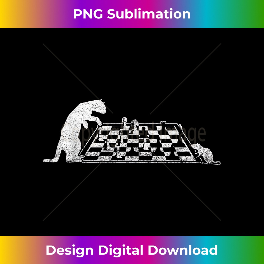 Board Game Evening Cat Mouse Chess - Decorative Sublimation | Inspire Uplift