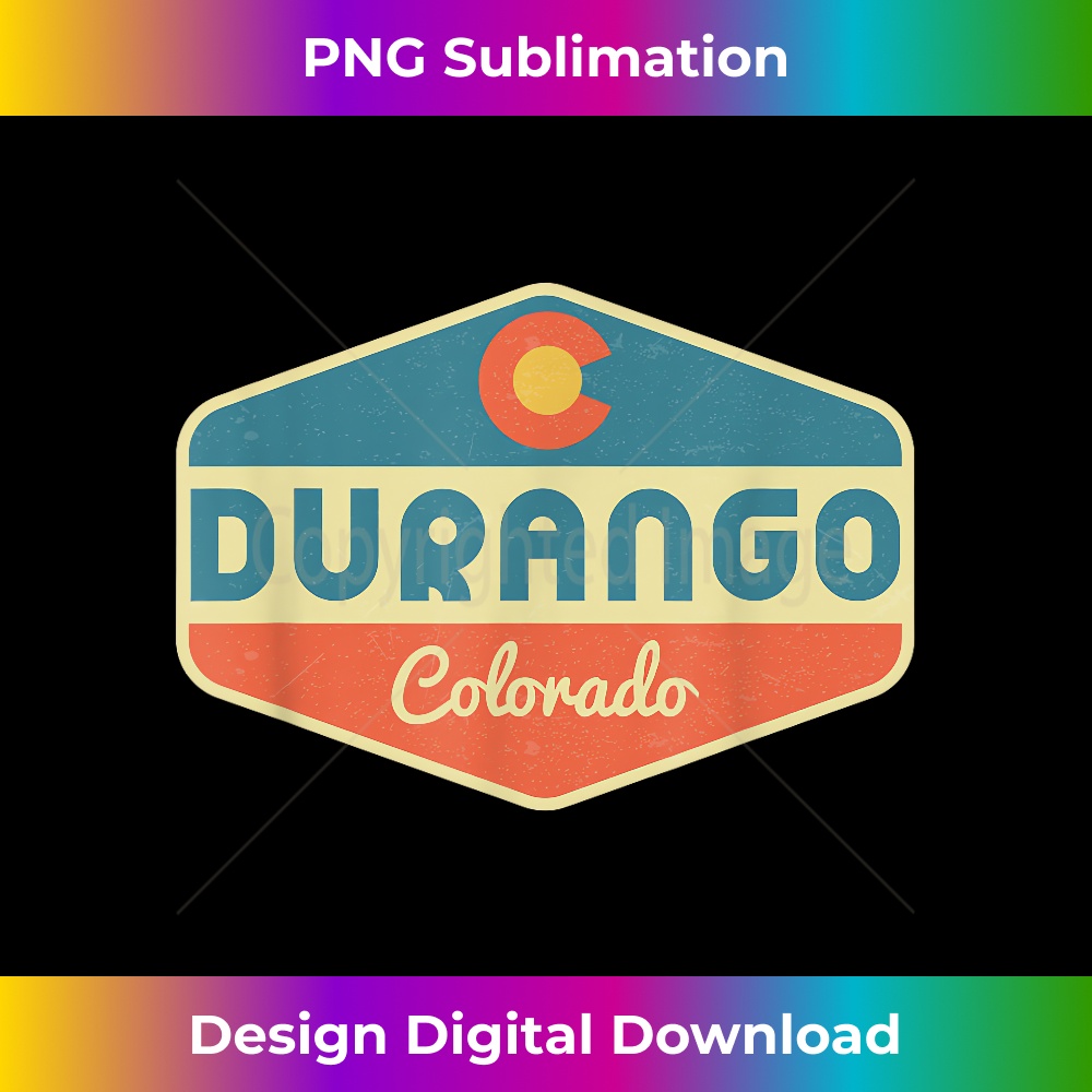 Durango Colorado Vintage Badge - PNG Sublimation Digital Dow | Inspire ...