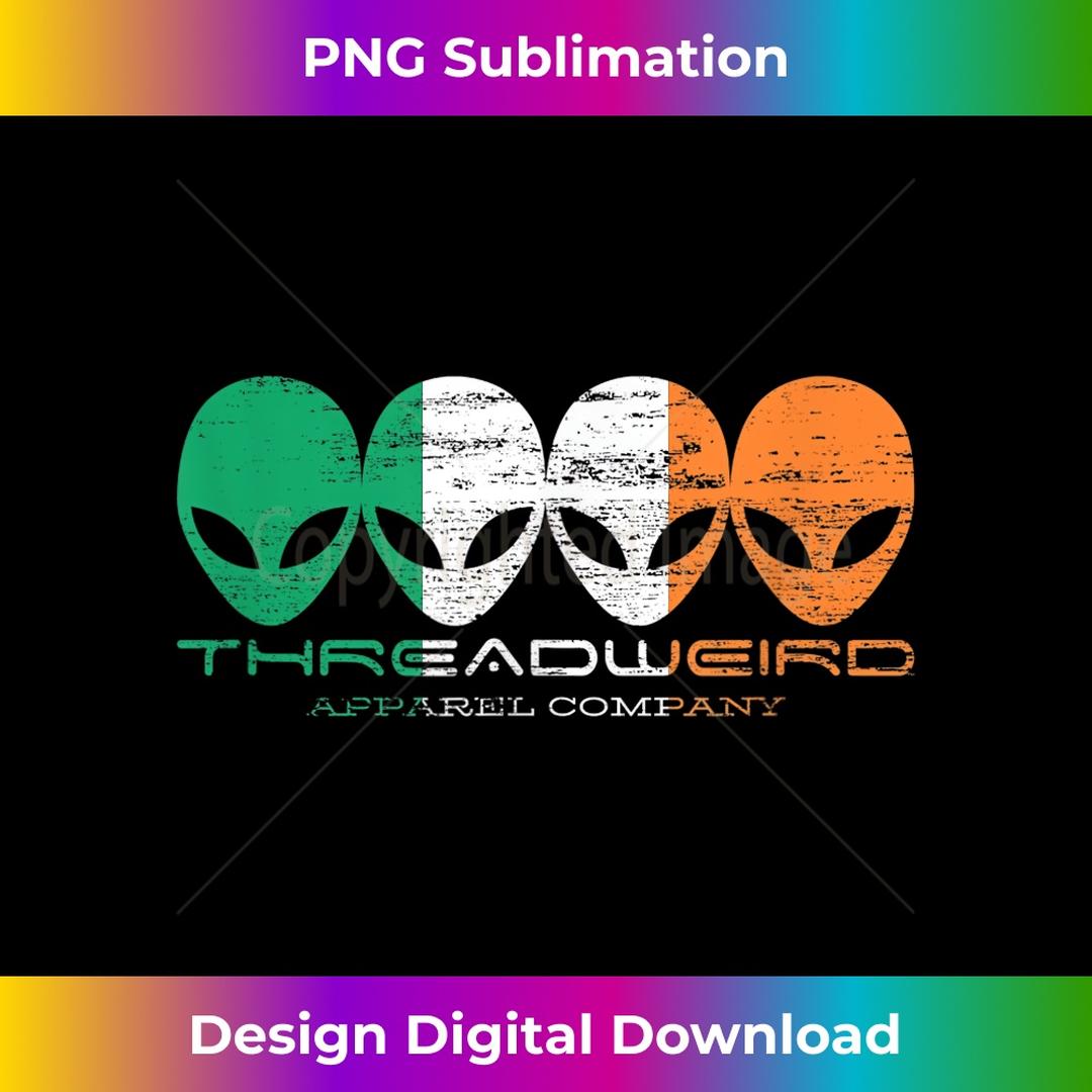 Irish Flag Alien 1 - PNG Sublimation Digital Download | Inspire Uplift