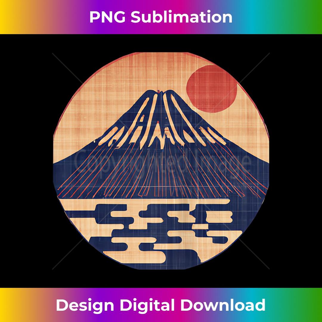 Vintage Japanese Mt. Fuji - Rising Sun over Mountain on back | Inspire ...
