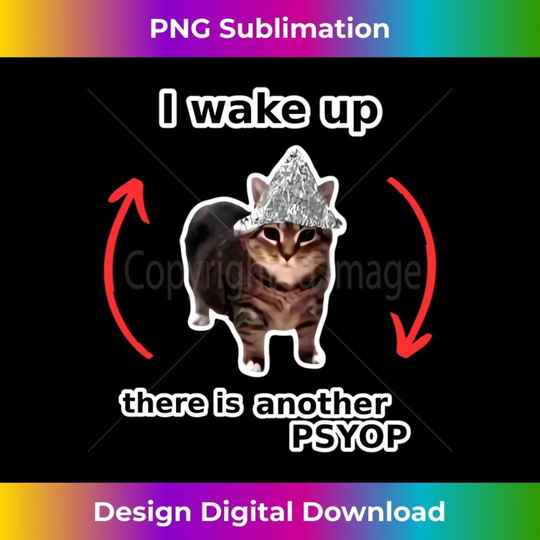 I Wake Up There Is Another Psyop - Tin Foil Hat Cat - MEME L | Inspire ...
