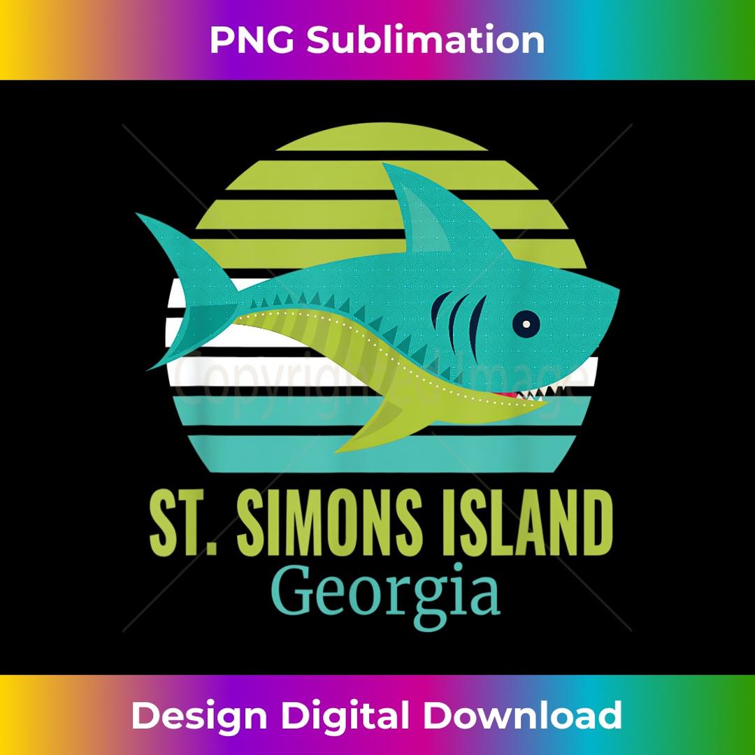 St. Simons Island Georgia Shark - Exclusive PNG Sublimation | Inspire ...